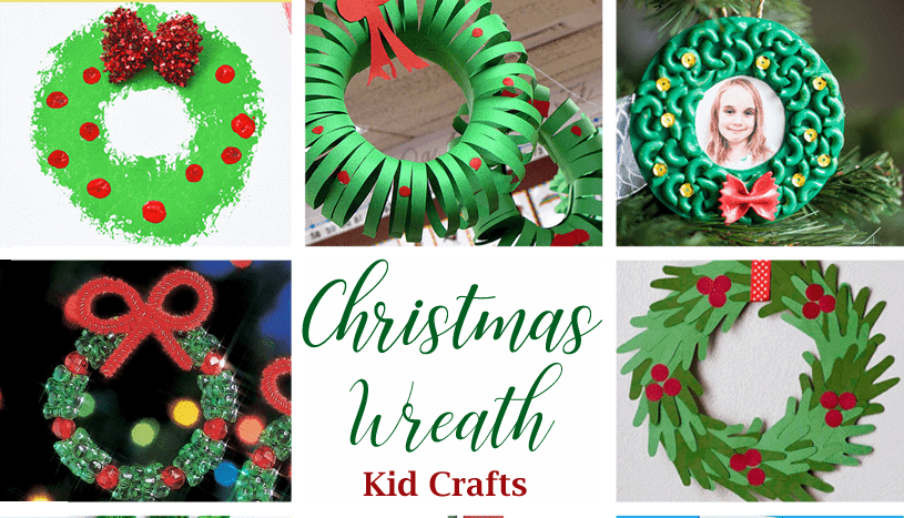 33 Christmas Wreath Kid Crafts to Create – Christmas Fun - A More ...