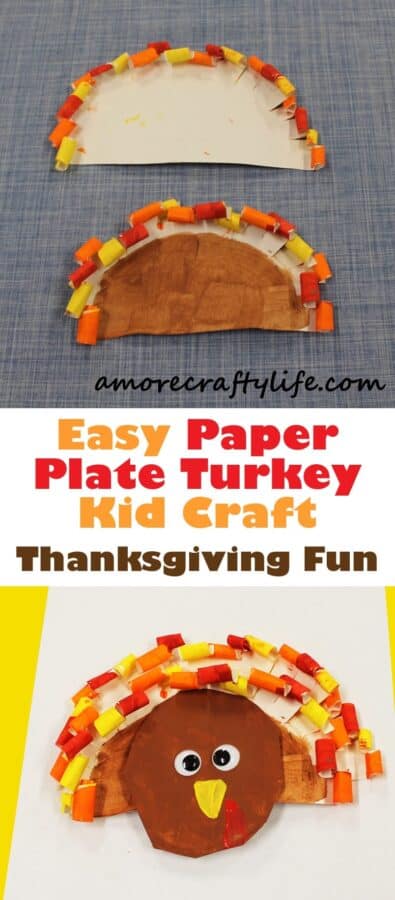 Curly Turkey Kid Craft – Thanksgiving Activity - A More Crafty Life
