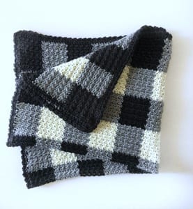 17 Plaid Crochet Patterns to Make: Create Trendy Plaid - A More Crafty Life
