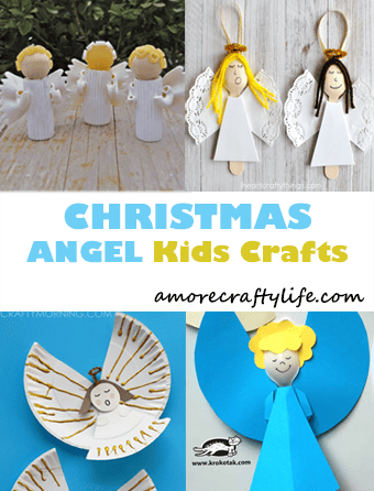 15 Angel Kid Crafts to Make: Fun Easy Christmas Crafts - A More Crafty Life