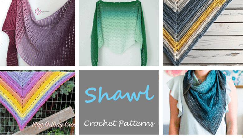 15 Shawl Crochet Patterns to Create Great Scarves - A More Crafty Life
