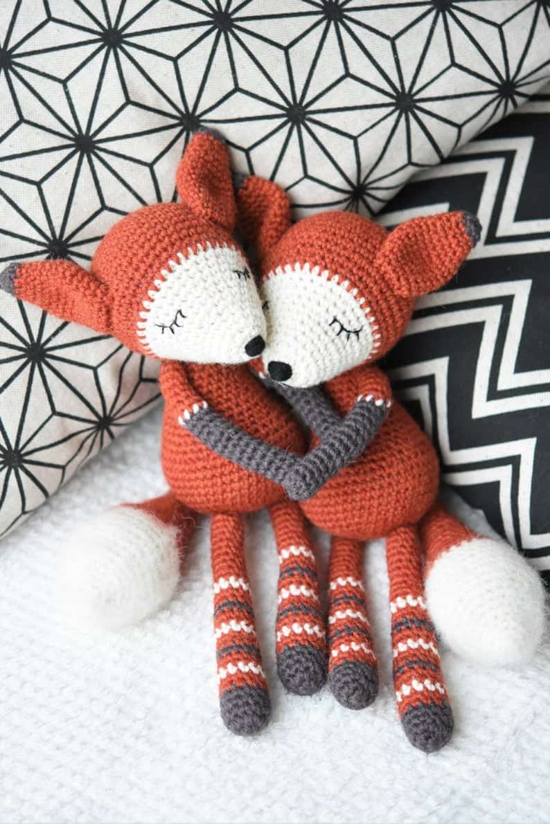 17 Fox Crochet Patterns to Make Cute Toys - A More Crafty Life