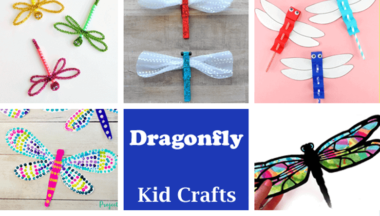 12 Dragonfly Kid Crafts - Fun Bug Crafts - A More Crafty Life