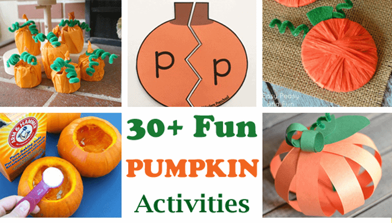 28 Pumpkin Kid Activities – Math Reading Recipes Crafts - A More Crafty ...