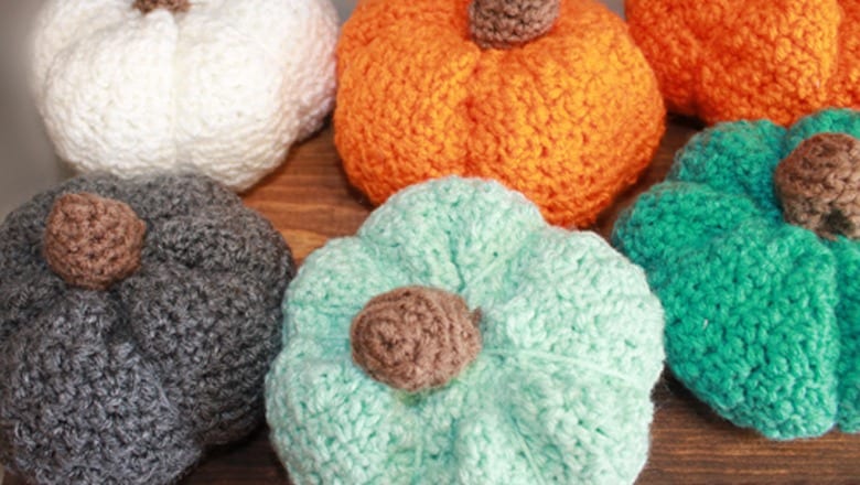10 Free Pumpkin Crochet Patterns: Easy Fall Decor - A More Crafty Life