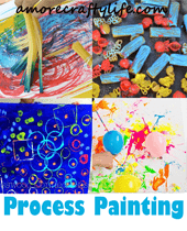 15 Painting Process Art – Fun and Colorful Kid Art - A More Crafty Life