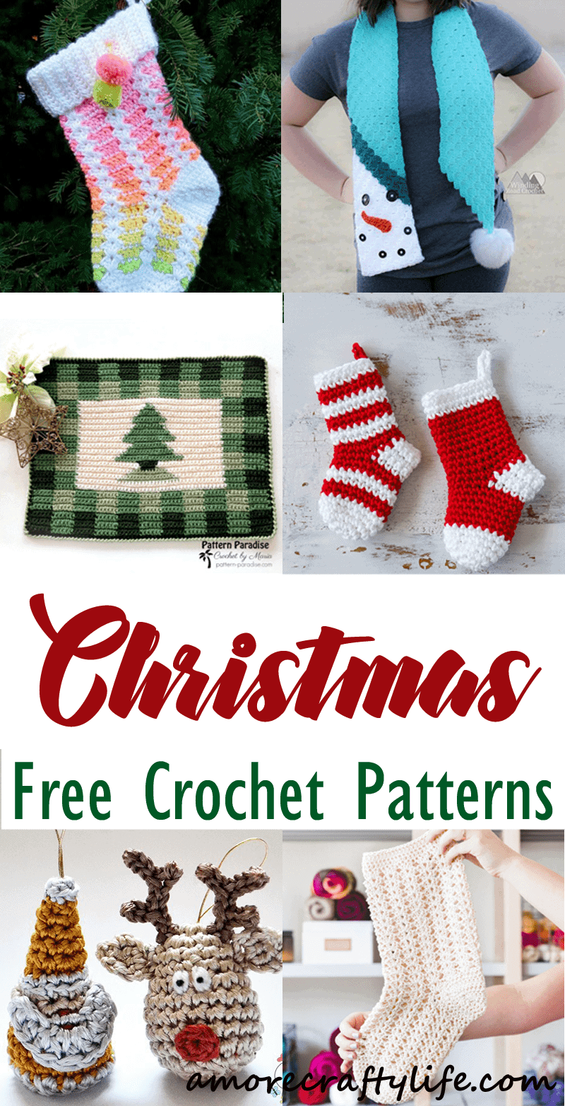 19 Free Crochet Christmas Patterns to Make: Quick Projects - A More ...