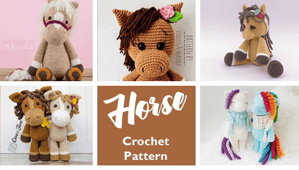 Make 11 Crochet Horse Patterns: Great Amigurumi Pony Toys - A More ...