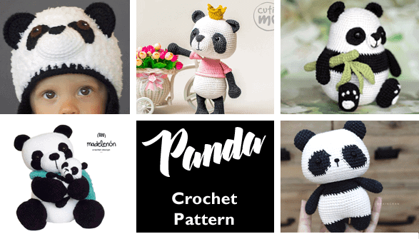 9 Crochet Panda Patterns – Cute Amigurumi Bear Toys - A More Crafty Life