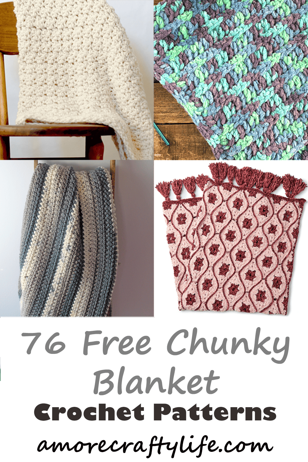 Free Crochet Patterns For Bulky Yarn Super Chunky Crochet Blanket