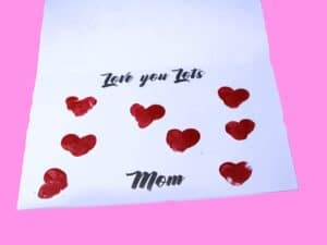 Printable Fingerprint Mother's Day Card - Handmade Gift - A More Crafty ...