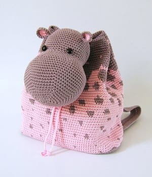 21 Cute Crochet Hippo Patterns to Make - Amigurumi Tips - A More Crafty ...