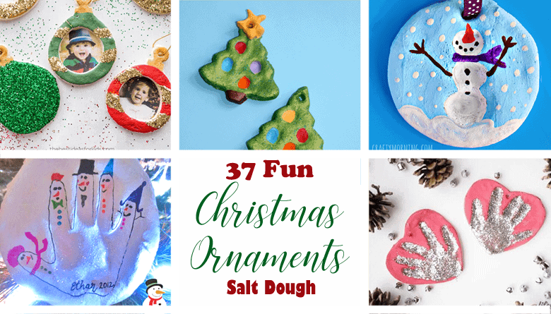 Make 37 Christmas Salt Dough Ornaments Easy Homemade - A More Crafty Life
