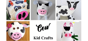 Cow Kid Crafts – Fun Farm Theme Animals - A More Crafty Life