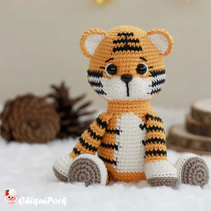 9 Crochet Tiger Patterns - Amigurumi Tips - A More Crafty Life