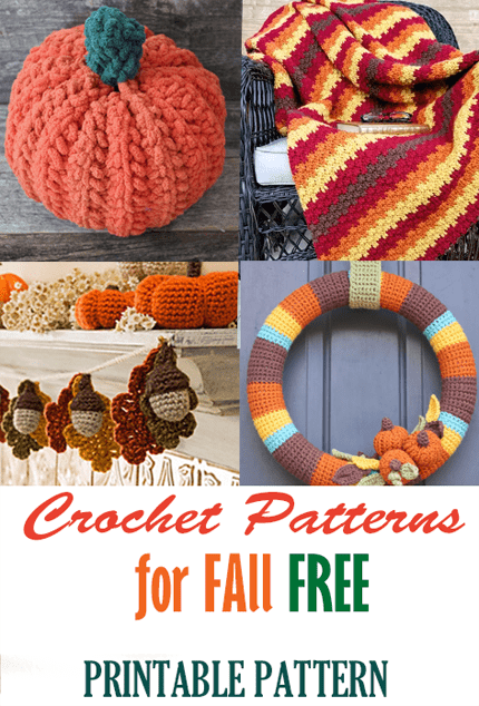 Crochet for Fall - 61 Colorful Patterns - A More Crafty Life