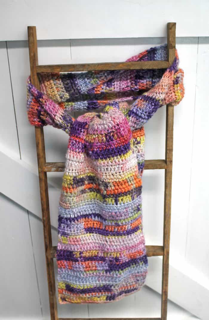 How to Crochet a Scarf - Basic Beginner Pattern - A More Crafty Life