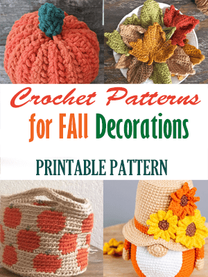 29 Crochet Fall Decorations – Pumpkins, Wreaths and More - A More ...
