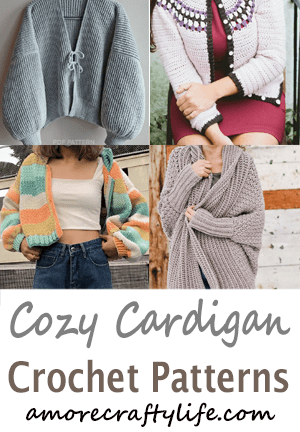15 Cozy Patterns for Crochet Cardigans– Tips - A More Crafty Life