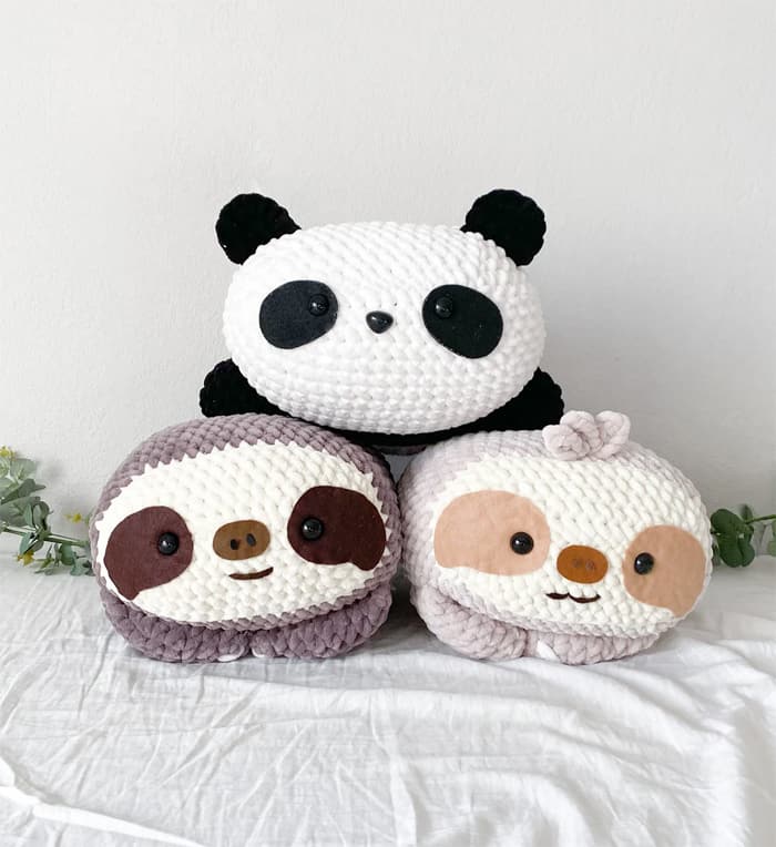 11 Adorable Crochet Sloth Patterns - Stuffed Toys - A More Crafty Life