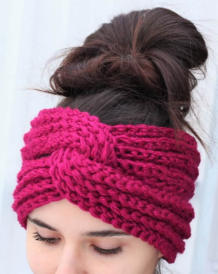 35 Winter Headband Crochet Patterns – Easy Ear Warmers - A More Crafty Life