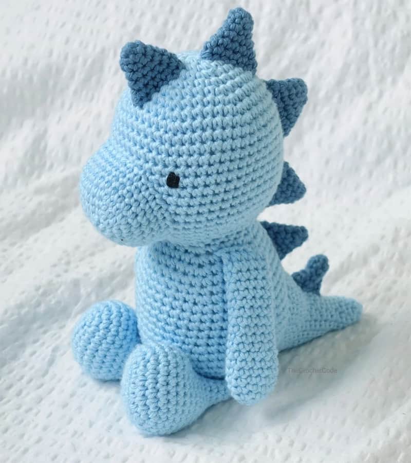 50 Dinosaur Crochet Patterns to Make: Cute Dino Plushies - A More ...