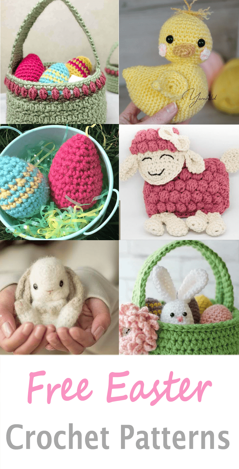 45 Cute Crochet for Easter Patterns to Make: Free Patterns - A More ...