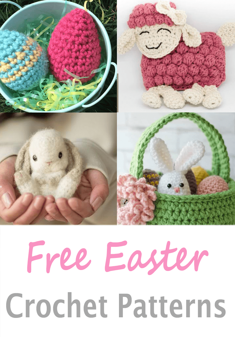 45 Cute Crochet for Easter Patterns to Make: Free Patterns - A More ...
