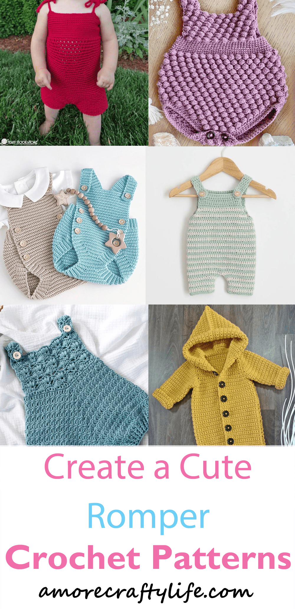 13 Crochet Romper Patterns to Make - Cute Baby Crochet Project Ideas ...