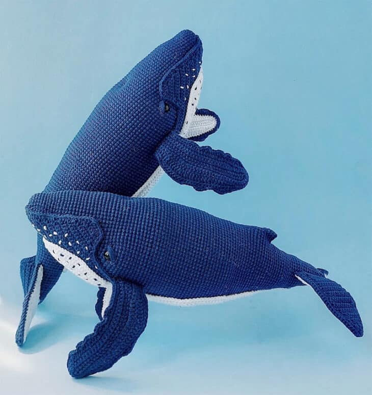 15 Cute Crochet Whale Patterns to Make: Stuffed Toys - A More Crafty Life