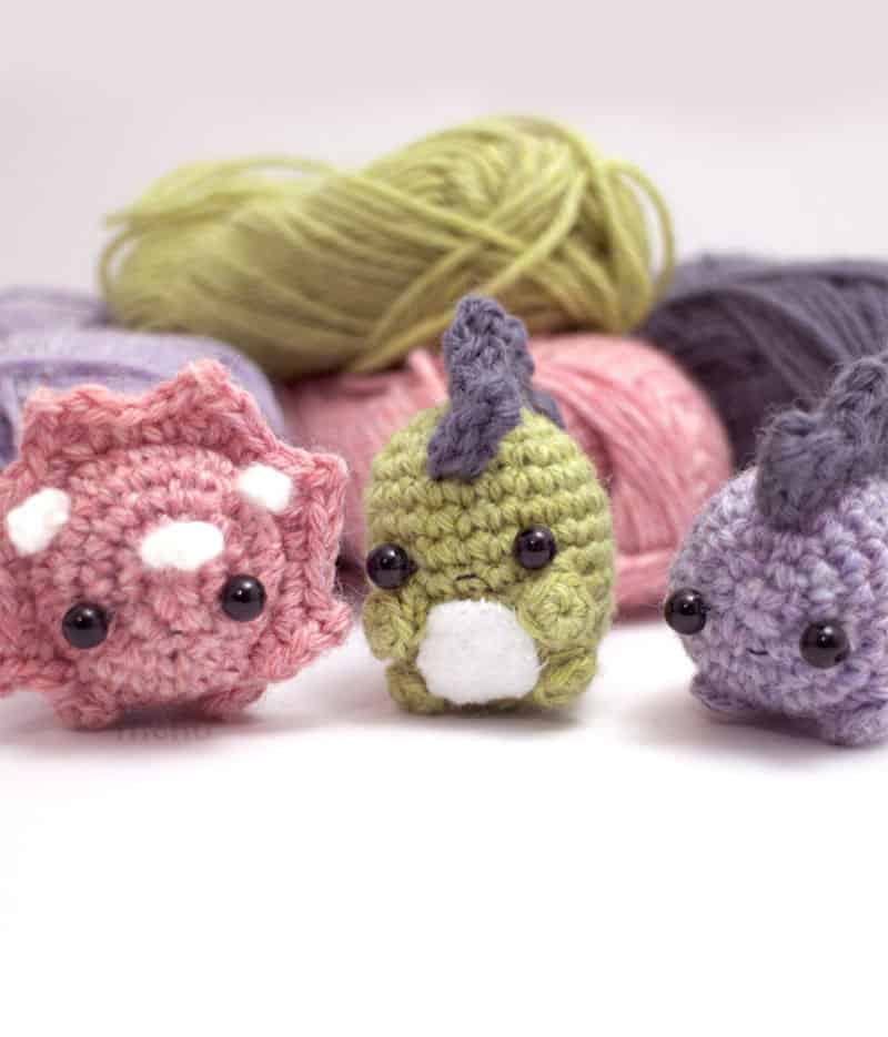 50 Dinosaur Crochet Patterns to Make: Cute Dino Plushies - A More ...