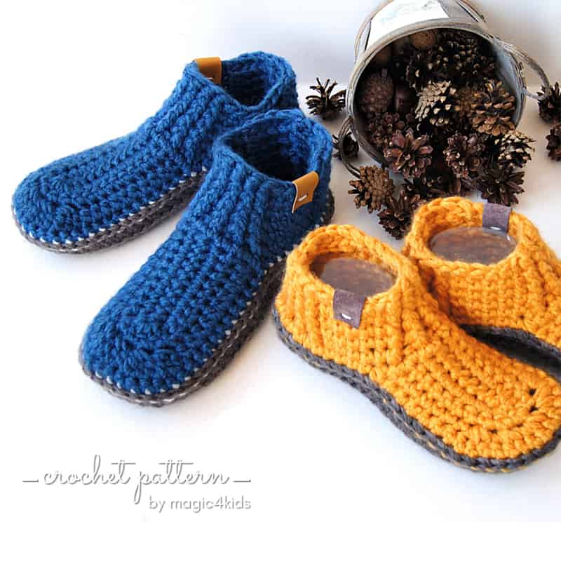 25 Cozy Slipper Crochet Patterns to Make – Great Cozy Gift - A More ...