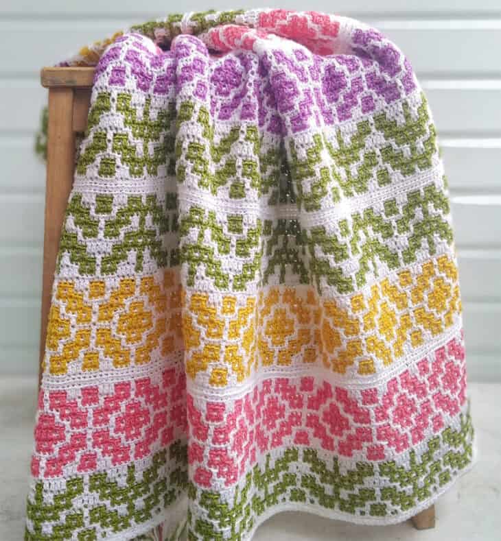 43 Beautiful Crochet Mosaic Patterns: Learn to Make - A More Crafty Life