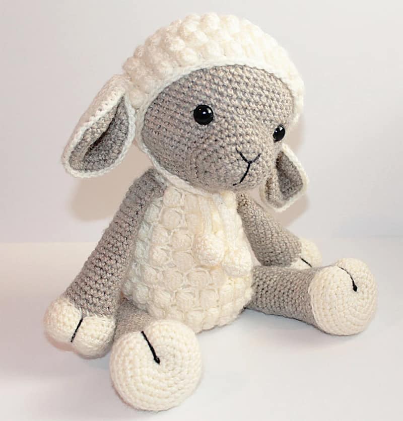 17 Cute Lamb Crochet Patterns to Make: Amigurumi Tips - A More Crafty Life