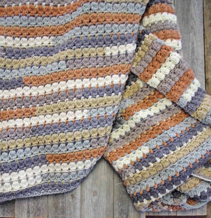 Swirl Cluster Throw Crocheting Blanket Pattern: Easy Free Pattern - A ...