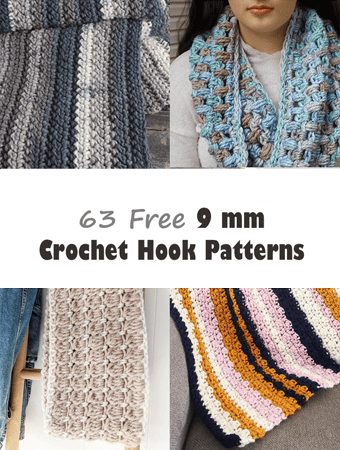 63 Free 9 mm Crochet Hook Patterns: Blankets and More - A More Crafty Life