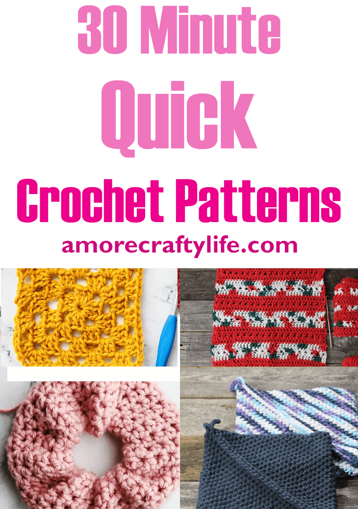 30 Minute Crochet Projects: Easy Small Projects to Crochet - A More ...