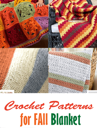 10 Free Fall Crochet Blanket Patterns: Autumn Crochet Projects - A More ...