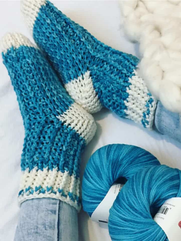35 Popular Crochet Sock Patterns to Make: Learn How - A More Crafty Life