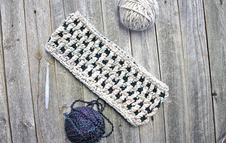 Easy Windowpane Crochet Chunky Cowl Pattern: Free PDF - A More Crafty Life Easy Windowpane Crochet Chunky Cowl Pattern: Free PDF - A More Crafty Life
