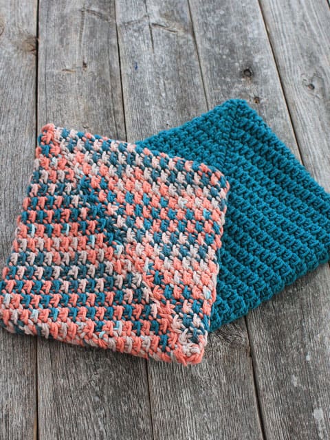 Free PDF Cotton Crochet Potholder Easy Pattern One Skein - A More ...