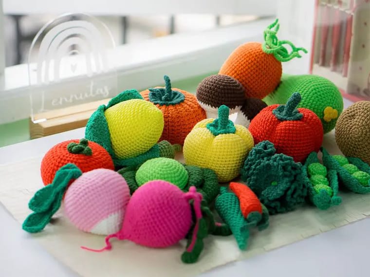17 Best Crochet Fruit and Vegetables: Free Patterns - A More Crafty Life