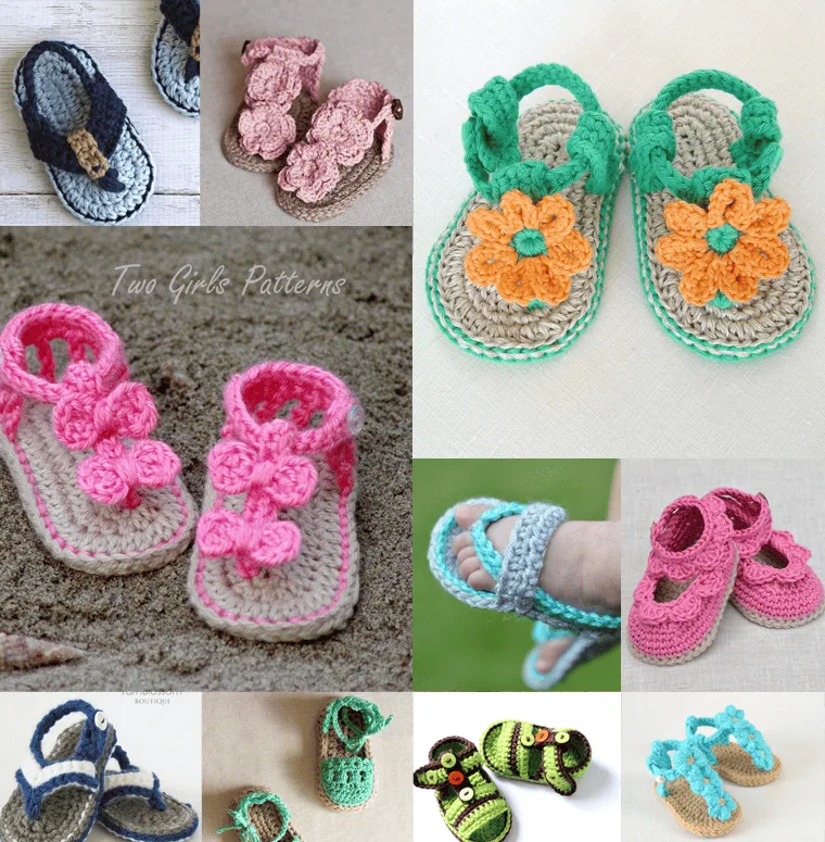 31 Great Summer Baby Shoes Crochet Patterns: Easy Projects - A More ...
