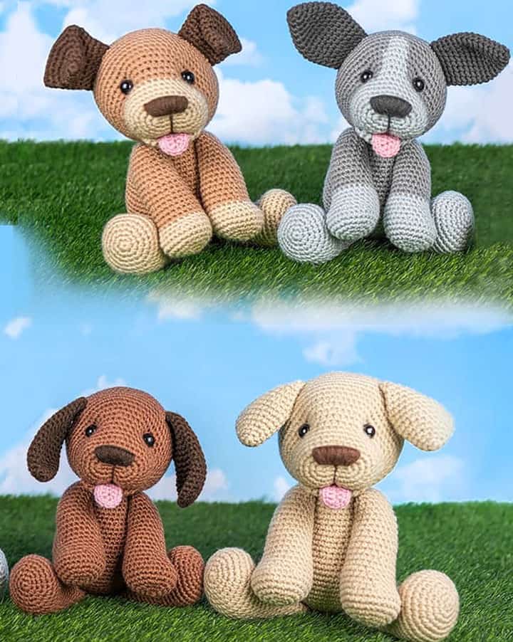15 Free Crochet Dog Patterns: Make Cute Amigurumi Puppies - A More ...