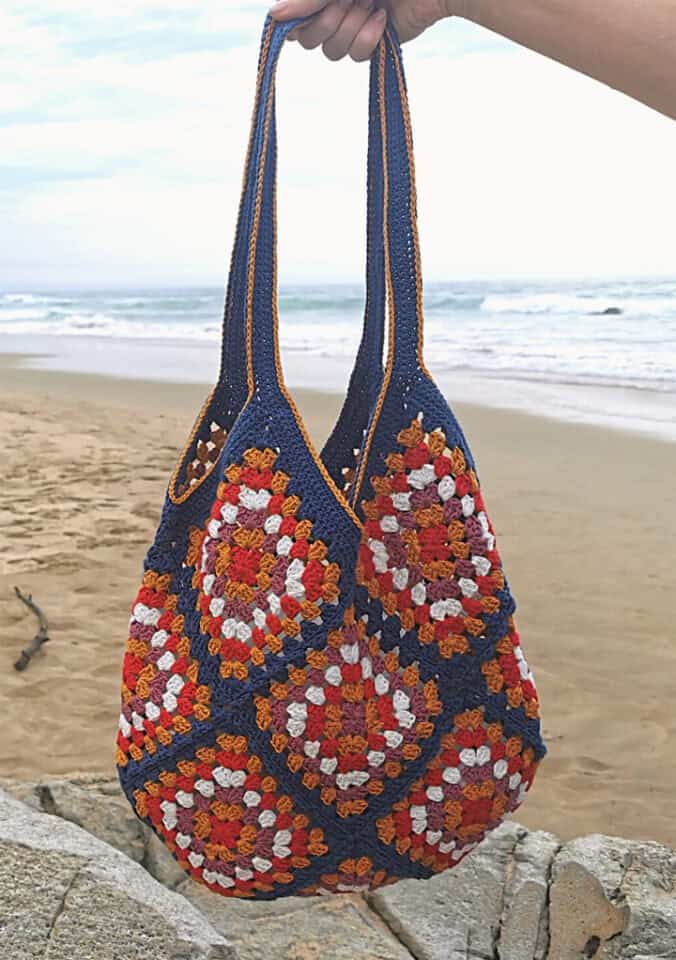 10 Free Crochet Granny Square Bag Patterns to Make - A More Crafty Life